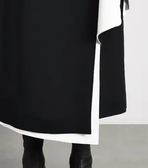 Lafayette 148 New York Asymmetric A-line Midi Skirt