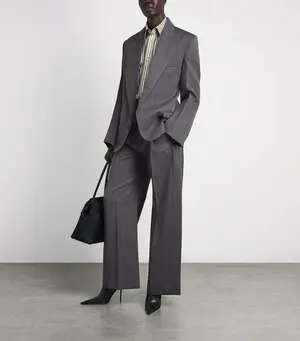 Victoria Beckham Virgin Wool Roberta Blazer