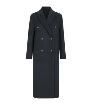 Brunello Cucinelli Cashmere Double-breasted Overcoat