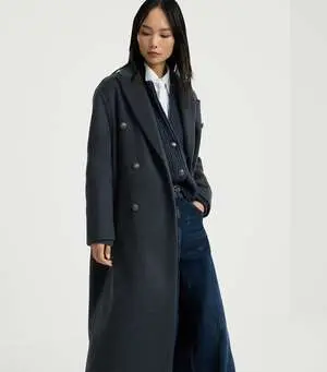 Brunello Cucinelli Cashmere Double-breasted Overcoat