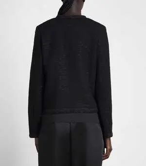 Fabiana Filippi Tweed Sequin Cropped Jacket