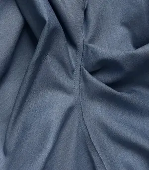 Victoria Beckham Wool Draped Midi Dress