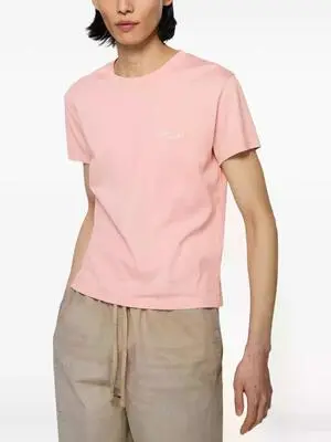 Acne Studios Fitted T-shirt With Logo - Pink