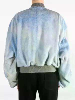 Rick Owens Secchia Flight Zip-up Leather Bomber Jacket