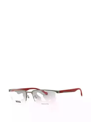 BOSS Rectangle-frame Glasses - Grey