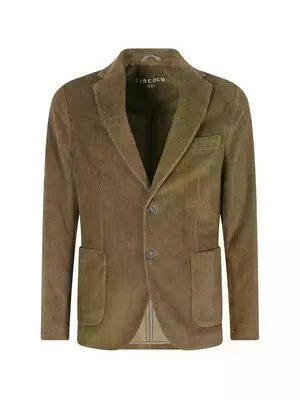 CIRCOLO 1901 Corduroy Single-breasted Blazer - Green