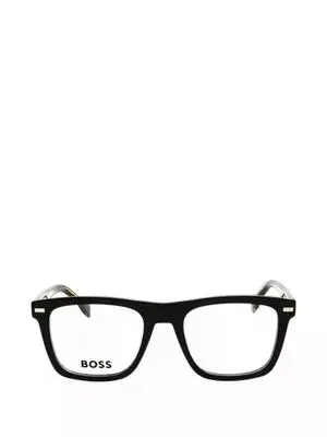 BOSS Rectangle-frame Glasses - Black