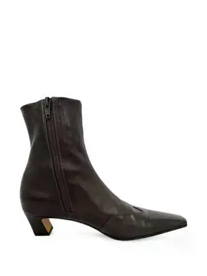 Khaite Nevada Ankle Boots - Brown