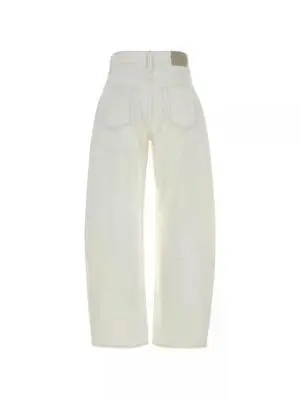 Calvin Klein Logo-patch Wide-leg Jeans