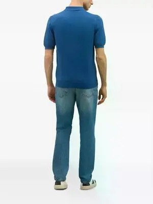 Boglioli Cotton Short-sleeve Polo Shirt