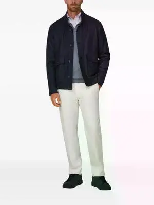 Boggi Milano Bomber In Wool