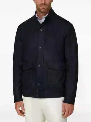 Boggi Milano Bomber In Wool