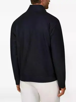 Boggi Milano Bomber In Wool