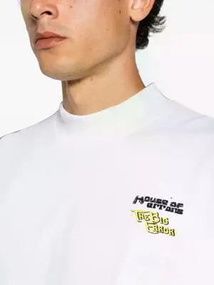 HOUSE OF ERRORS Graphic-print High-neck T-shirt