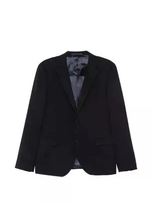 MANUEL RITZ Single-breasted Notched-lapels Jacket - Blue