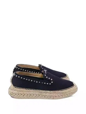 CHRISTIAN LOUBOUTIN Espaboat Spiked Espadrille Shoes