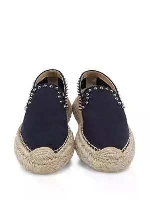CHRISTIAN LOUBOUTIN Espaboat Spiked Espadrille Shoes