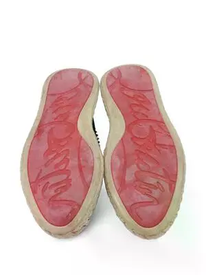 CHRISTIAN LOUBOUTIN Espaboat Spiked Espadrille Shoes