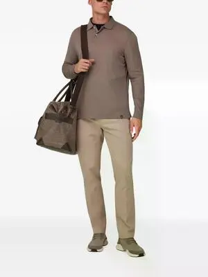 Boggi Milano Trousers In Stretch Cotton
