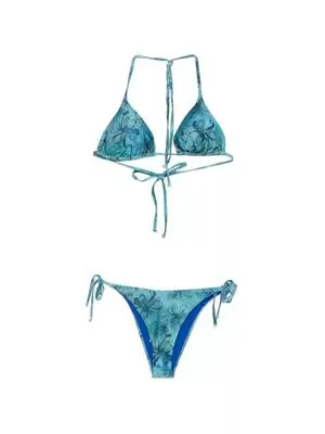 MATINEE Floral-print Bikini - Blue