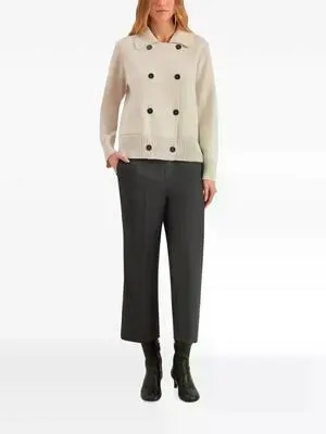 Alpha Studio Double-breasted Knitted Cardigan