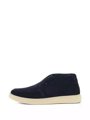 Boggi Milano Cirrus Suede Ankle Boots - Blue