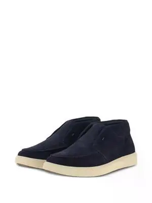 Boggi Milano Cirrus Suede Ankle Boots - Blue
