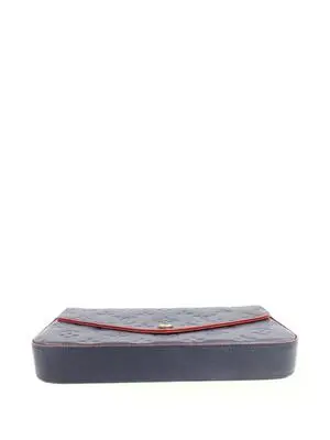 LOUIS VUITTON Pochette Felicie Monogram Empreinte Clutch Bag