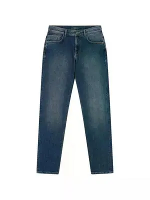 Boggi Milano Jeans In Medium Stretch Denim - Blue