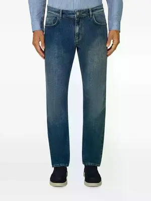Boggi Milano Jeans In Medium Stretch Denim