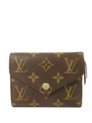 LOUIS VUITTON Monogram Victorine Trifold Wallet - Brown