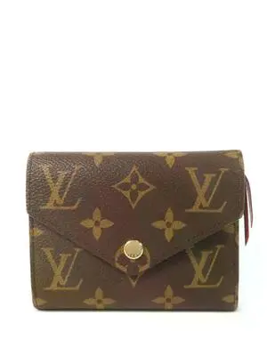LOUIS VUITTON Monogram Victorine Trifold Wallet - Brown