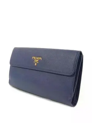 Prada Saffiano Leather Long Wallet