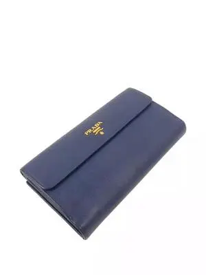Prada Saffiano Leather Long Wallet