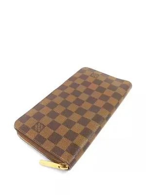 LOUIS VUITTON Damier Ebene Zippy Long Wallet