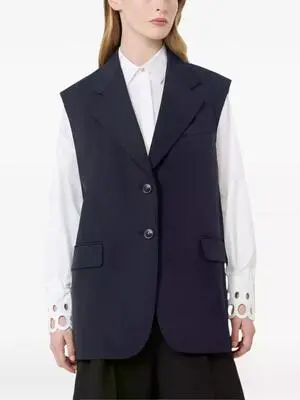 Max Mara Sleeveless Wool Waistcoat