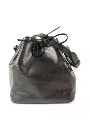 LOUIS VUITTON Petit Epi Noé Bucket Bag - Black