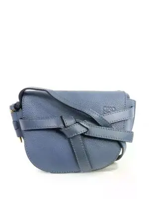 Loewe Mini Gate Shoulder Bag - Blue