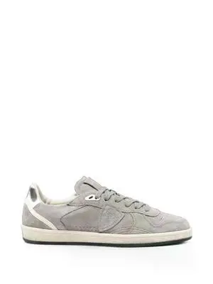Philippe Model Logo-patch Panelled Sneakers - Grey