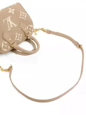 LOUIS VUITTON 20 Speedy Bandoulière Monogram Empreinte Handbag - Neutrals