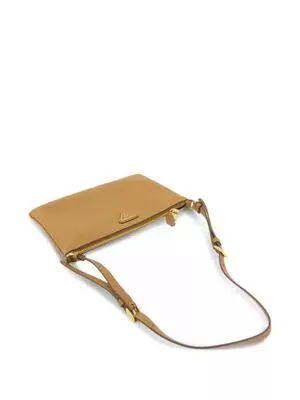 Prada Enamel Triangle Logo Shoulder Bag