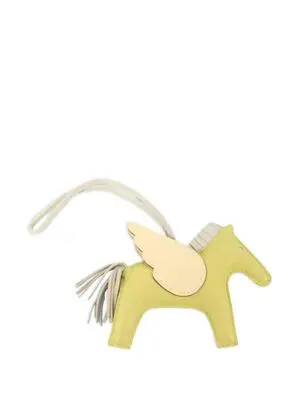 Hermès Mm Rodeo Pegase Bag Charm - Yellow