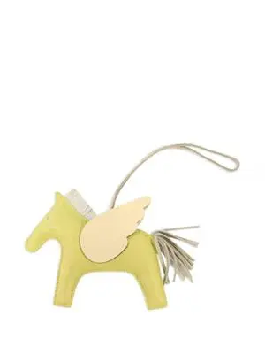 Hermès Mm Rodeo Pegase Bag Charm - Yellow