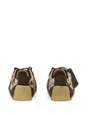 Clarks Tor Low Animal-print Sneakers - Brown