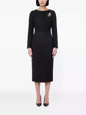 Roland Mouret Sequin-embellished Pencil Skirt