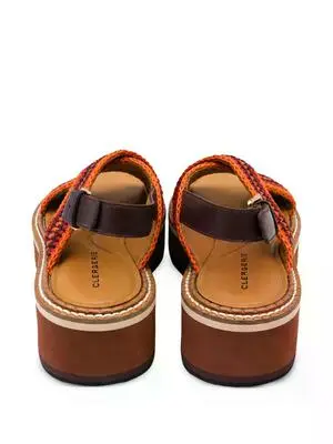 Clergerie Woven Platform Sandals