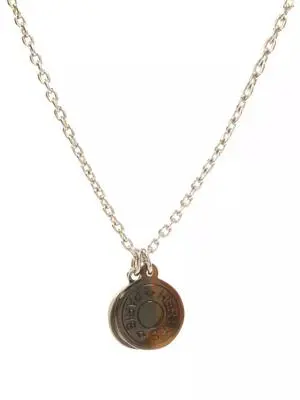 Hermès Carrousel Pendant Necklace Silver