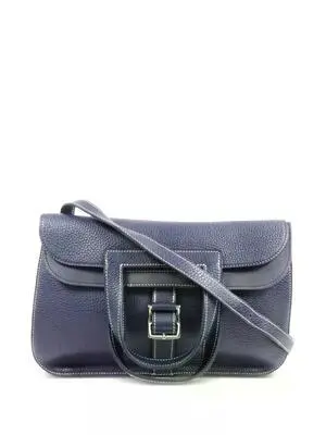 Hermès Halzan 31 Shoulder Bag - Blue