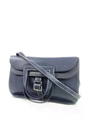 Hermès Halzan 31 Shoulder Bag - Blue