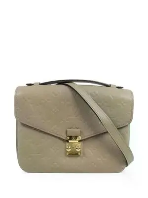 LOUIS VUITTON Pochette Métis Monogram Empreinte Shoulder Bag - Brown